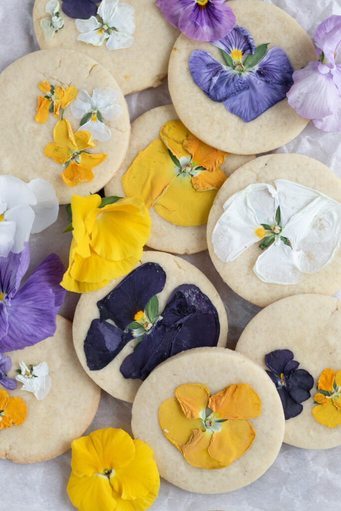How to Make Pressed Flower Cookies {VIDEO} - Sam Schwab